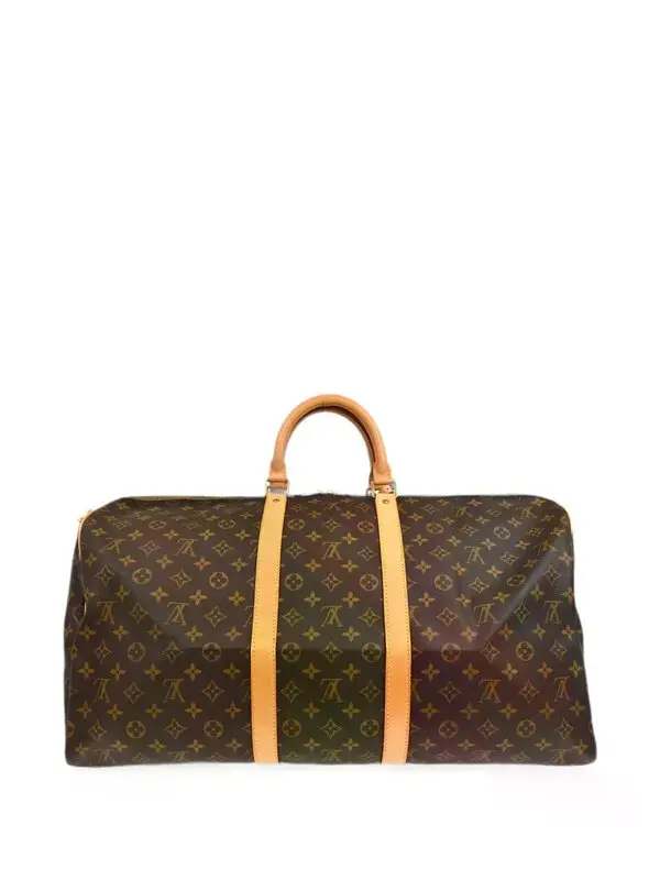LOUIS VUITTON 1997 Monogram Keepall Bandouliere 55 Holdall