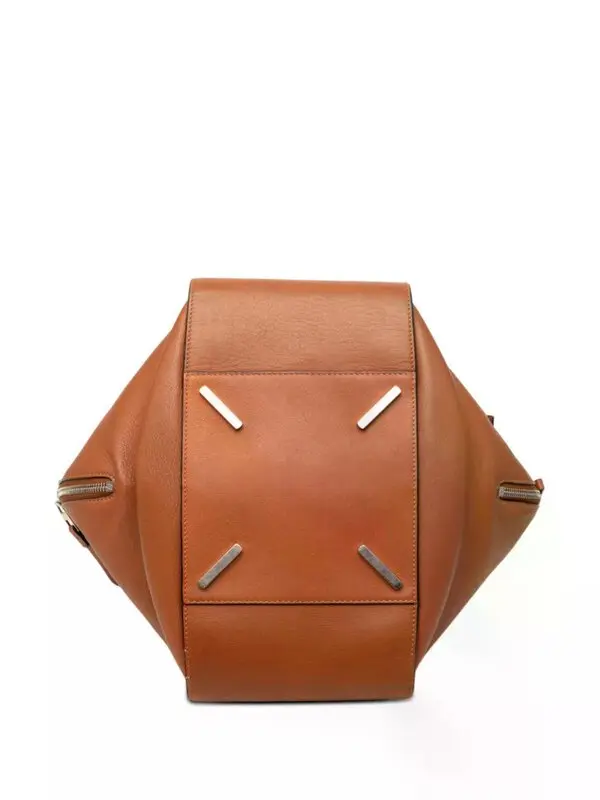Loewe Leather Hammock Satchel - Brown