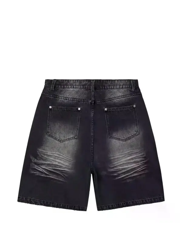 VALE FOREVER What The Jorts Patchwork Denim Shorts
