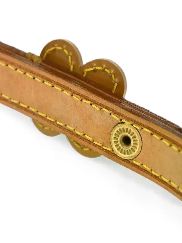 LOUIS VUITTON Lexington Flower Motif Belt