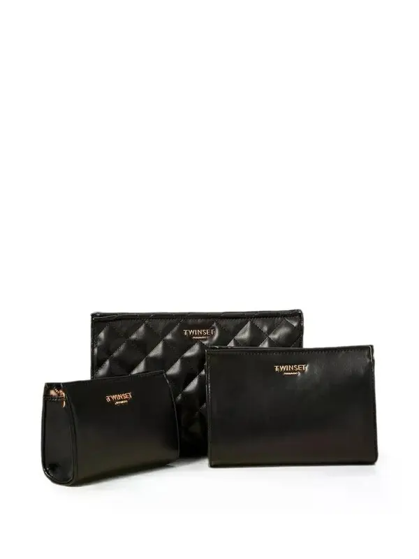 TWINSET Set Of Three Logo Lettering Beauty Cases
