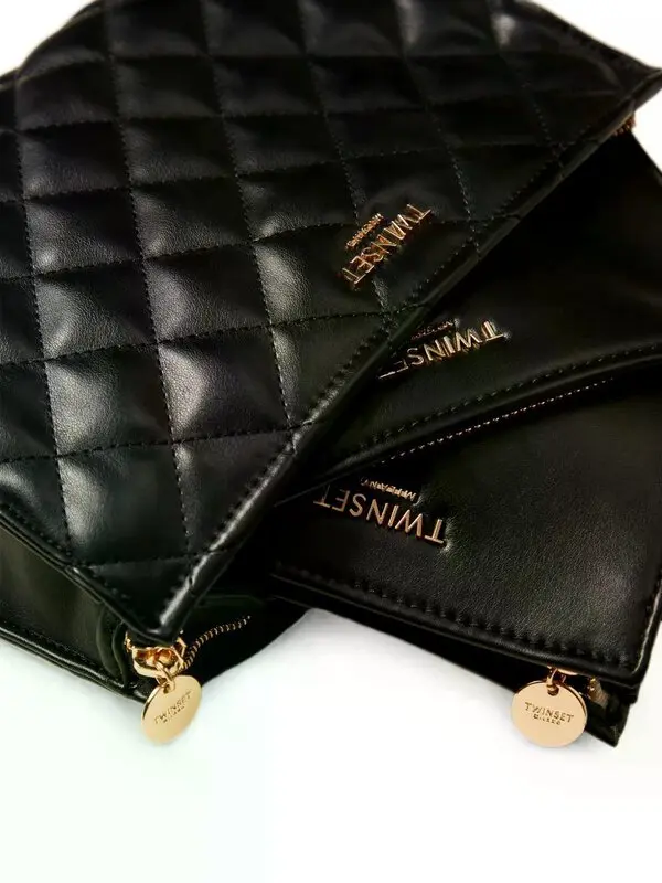 TWINSET Set Of Three Logo Lettering Beauty Cases