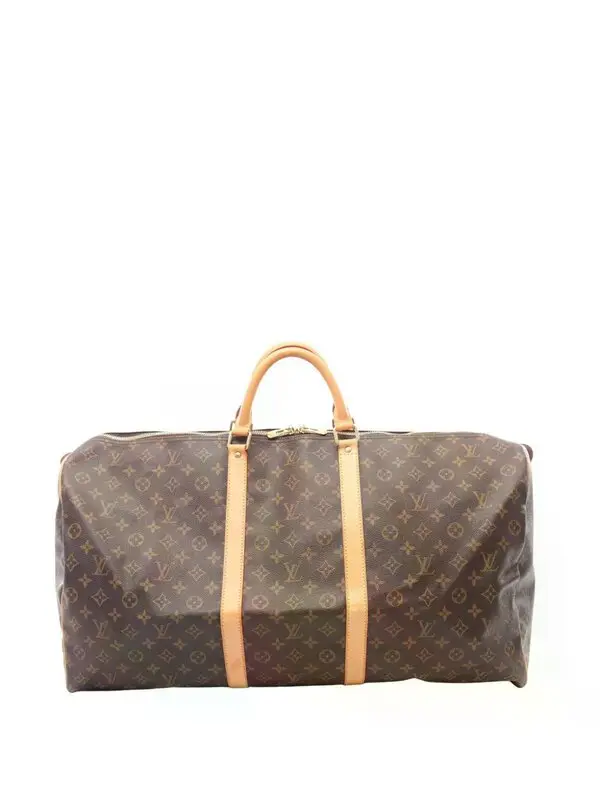 LOUIS VUITTON 2002 Monogram Keepall 60 Travel Bag