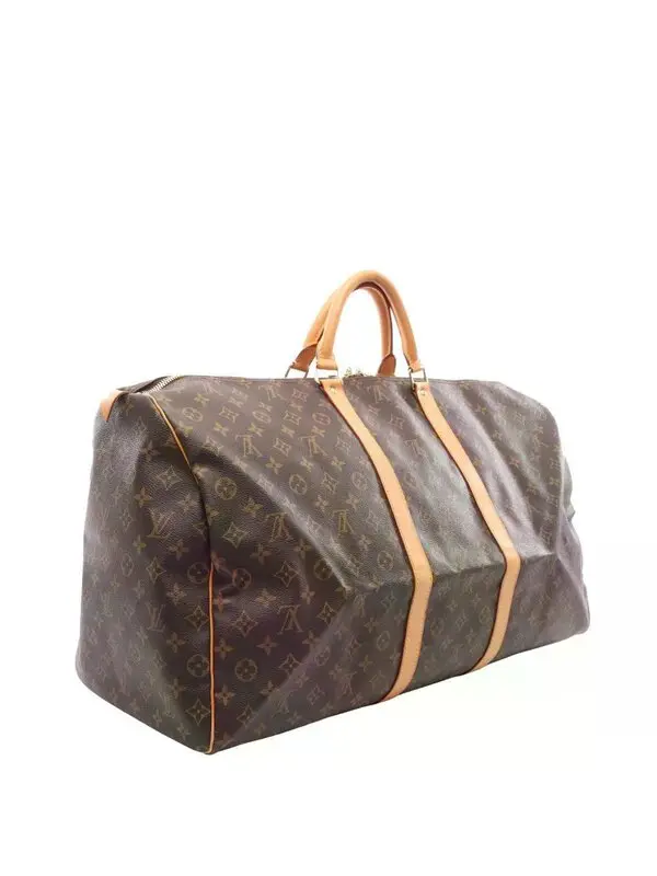 LOUIS VUITTON 2002 Monogram Keepall 60 Travel Bag