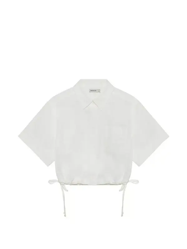 Simkhai Ryett Cropped Shirt - White