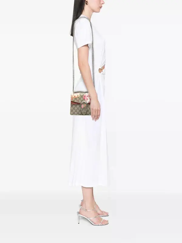 Gucci 2016-2026 Small Gg Supreme Blooms Dionysus Crossbody Bag - Neutrals