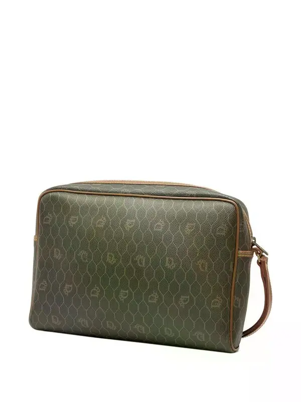 Dior Honeycomb Coated Canvas Clutch Bag