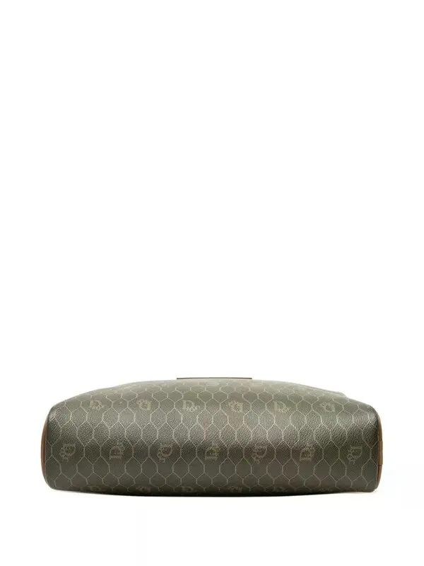 Dior Honeycomb Coated Canvas Clutch Bag