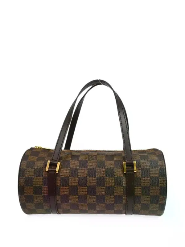 LOUIS VUITTON 2004 26 Papillon Damier Ébene Canvas Tote Bag