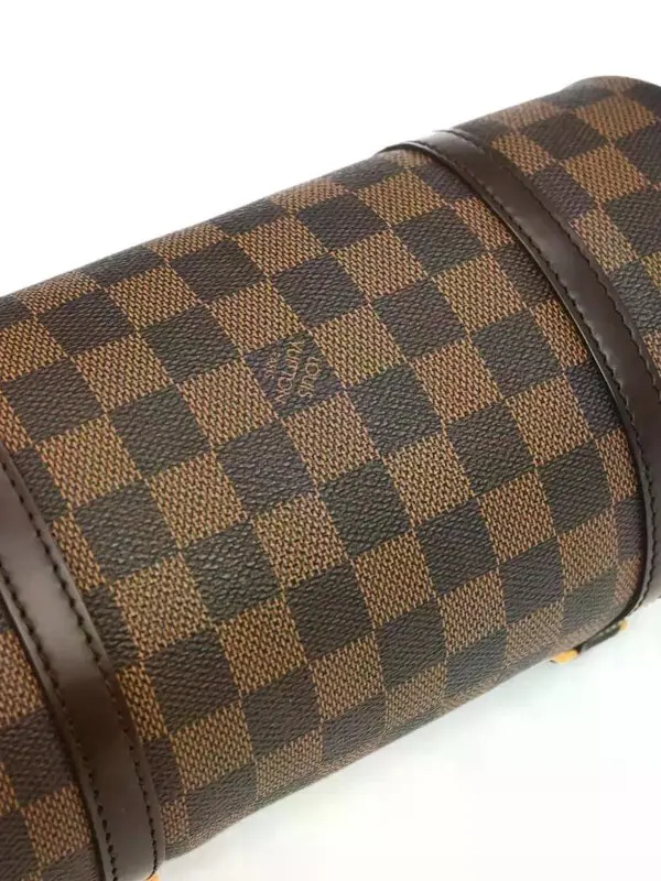LOUIS VUITTON 2004 26 Papillon Damier Ébene Canvas Tote Bag