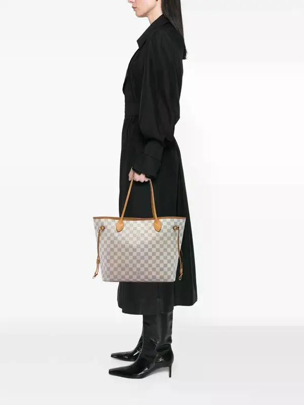 LOUIS VUITTON 2012 Damier Azur Neverfull Mm Tote Bag