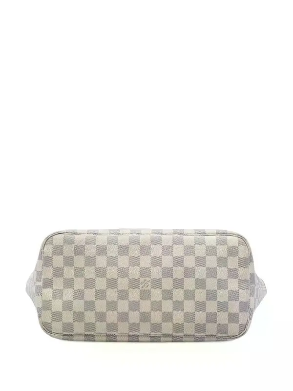 LOUIS VUITTON 2012 Damier Azur Neverfull Mm Tote Bag