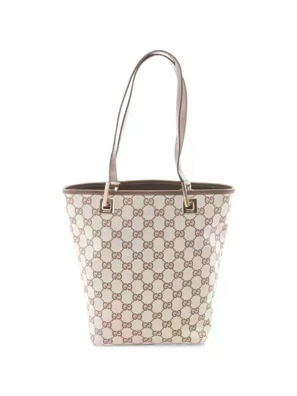 Gucci 2010s Gg Canvas Tote Bag