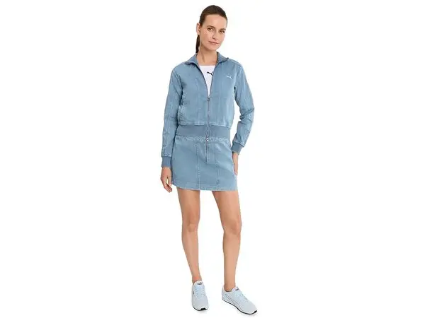 PUMA Future Archive Washed Twill Short Jacket - Blue