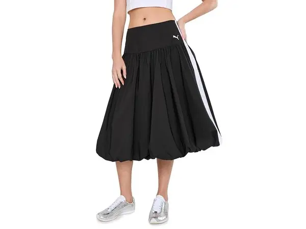 PUMA T7 Woven Balloon Midi Skirt