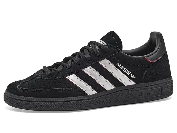 Adidas Handball Spezial Messi Shoes Soccer Shoes /silver Metallic/pure Ruby - Black