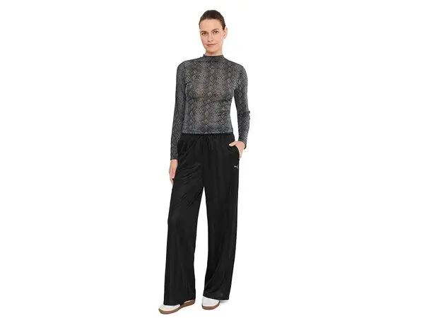 PUMA Snake Pack All Over Print Mesh Long Sleeve Top - Black