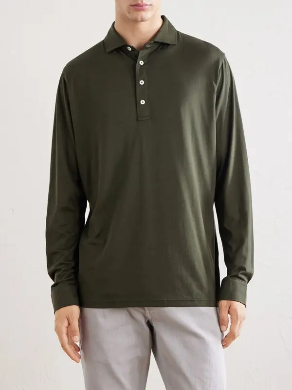 Peter Millar Ashby Cotton-jersey Polo Shirt