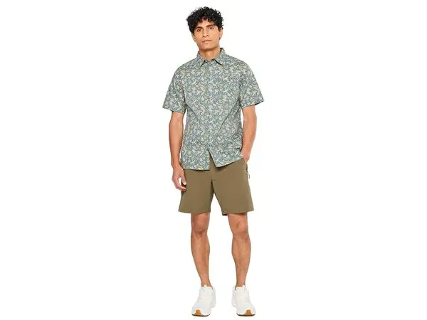 Columbia Pfg Wild Cast Camp Shirt Clothing Nocturnal Toucanet - Green