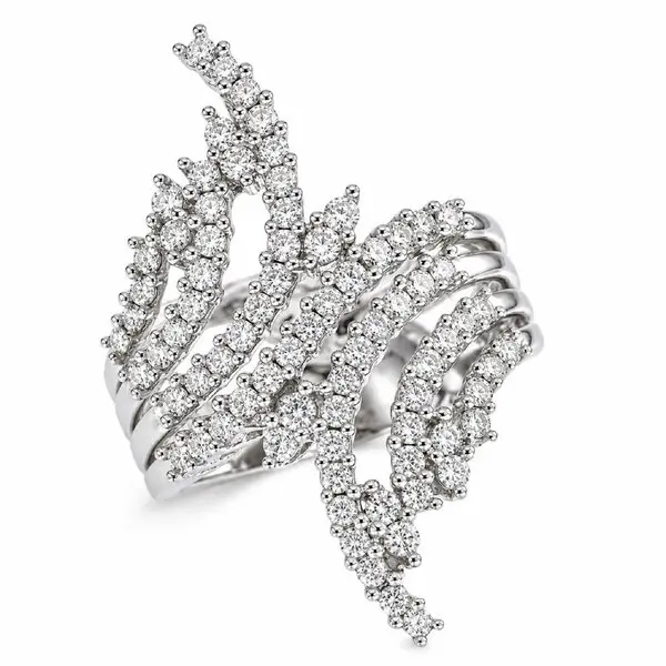 ARTISAN 18k Gold Pave Diamond Statement Ring