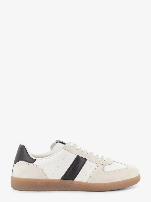 TOM FORD Archer Suede And Leather Lowtop Sneakers