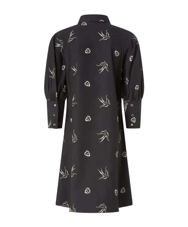 Pinko Tattoo Printed Mini Shirt Dress