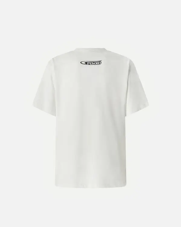 Pinko Heart-graphic T-shirt