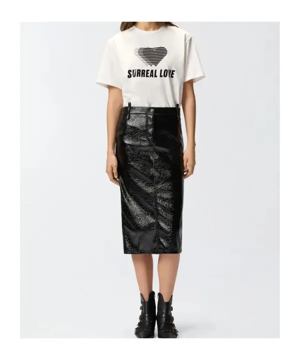 Pinko Heart-graphic T-shirt