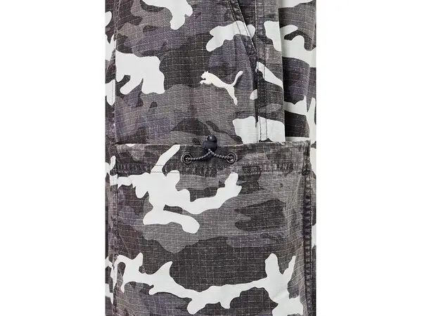 PUMA Woven Camo Print Pants Casual Pants Inky Depths - Blue