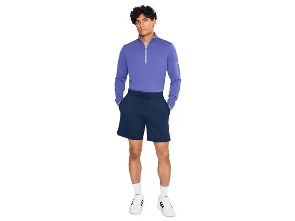 Adidas Upf Lightweight Quarter-zip Pullover Sweater Dual Indigo
