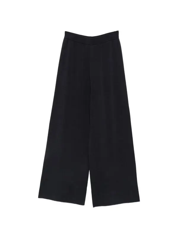 ALYSI Knitted Wide-leg Trousers