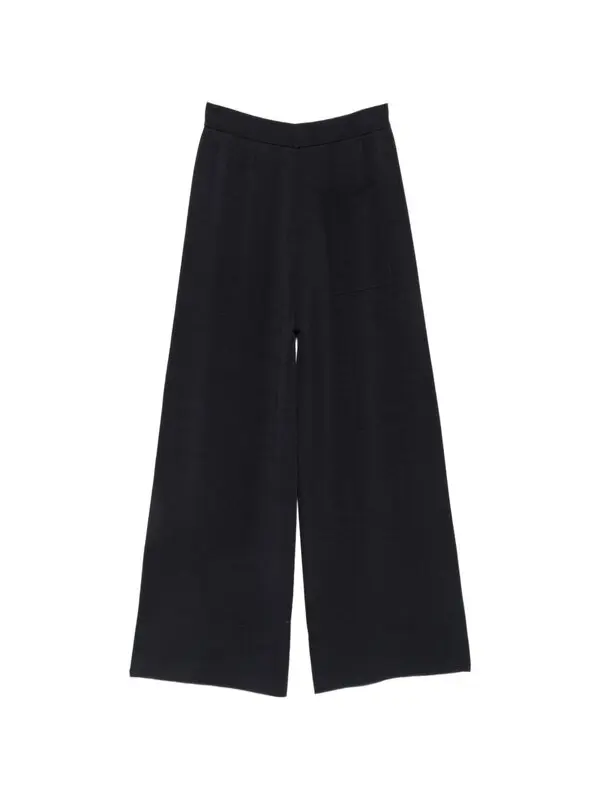 ALYSI Knitted Wide-leg Trousers