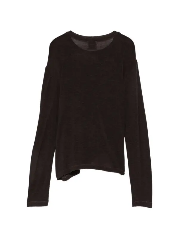 ALYSI Knot Detail Crewneck Sweater