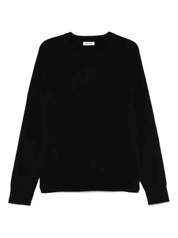 Soft Goat Cashmere Boyfriend Crewneck Jumper