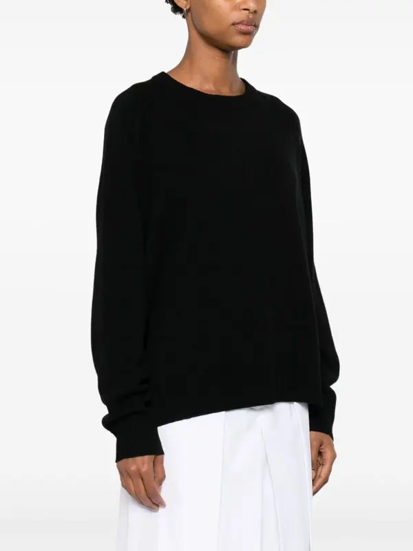 Soft Goat Cashmere Boyfriend Crewneck Jumper