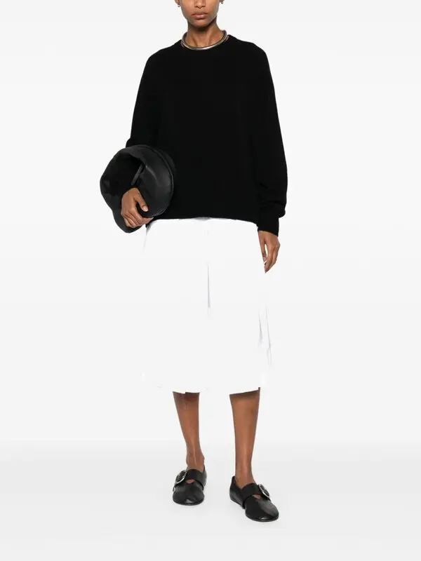 Soft Goat Cashmere Boyfriend Crewneck Jumper