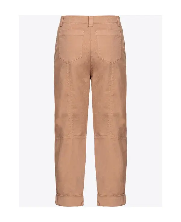 Pinko High-waist Cropped Trousers