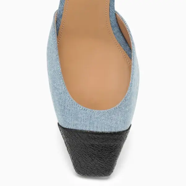 AQUAZZURA Two-toned Square Toe Pumps