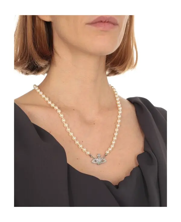 VIVIENNE WESTWOOD Orb Pearl Necklace