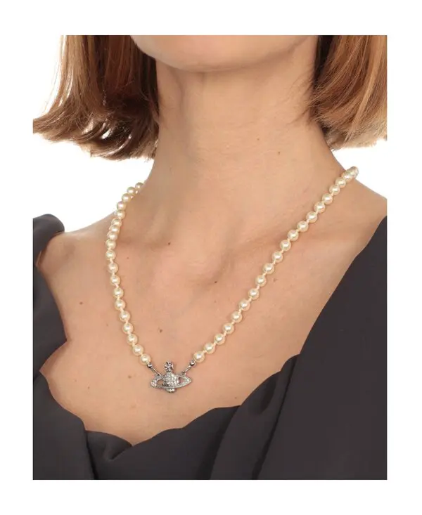 VIVIENNE WESTWOOD Orb Pearl Necklace