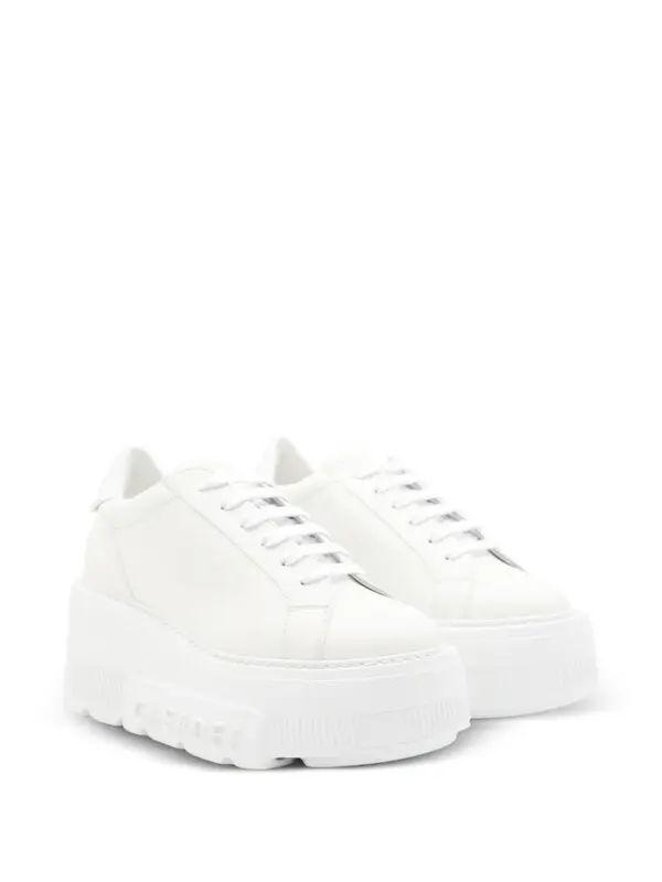 Casadei Nexus Leather Sneakers - White
