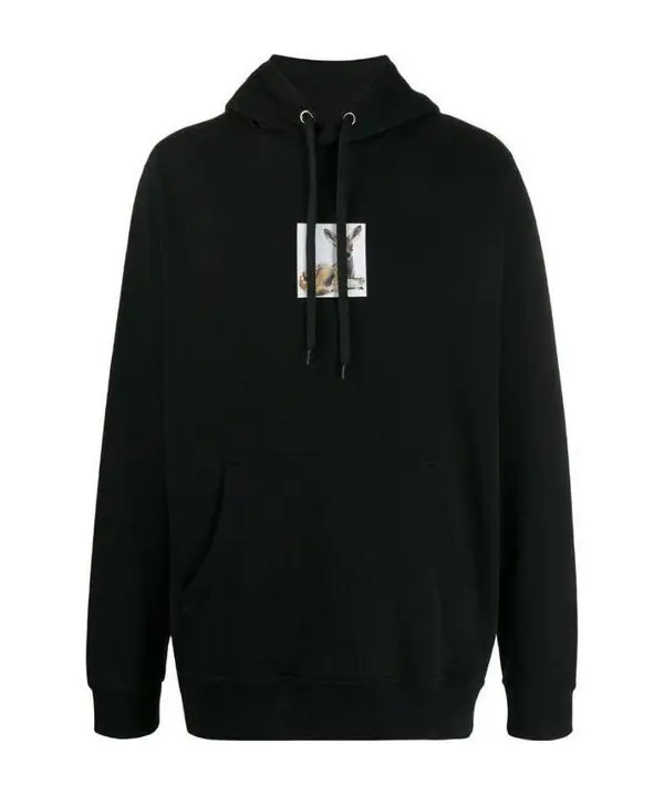 Burberry Fawn Printed Hooded Sweater