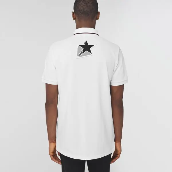 Burberry Logo-patch Polo Shirt