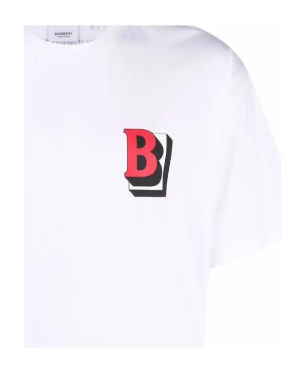 Burberry Letter Graphic Cotton Oversized T-shirt