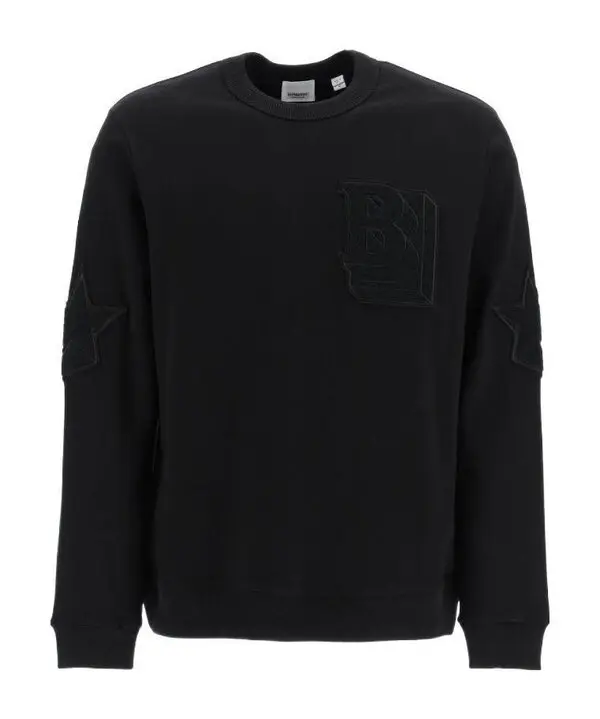 Burberry Letter-graphic Cotton Sweatshirt