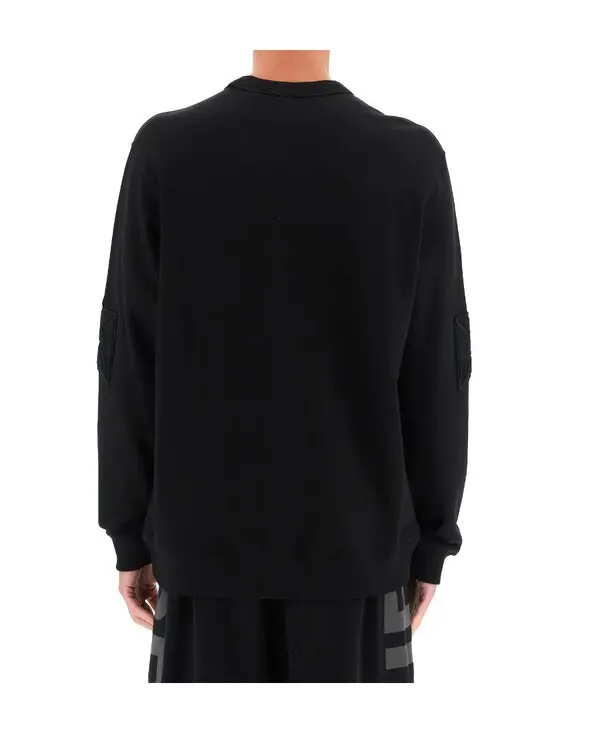 Burberry Letter-graphic Cotton Sweatshirt