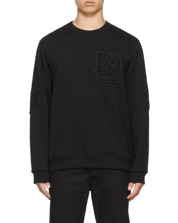 Burberry Letter-graphic Cotton Sweatshirt