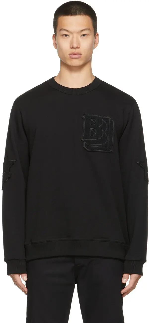 Burberry Letter-graphic Cotton Sweatshirt