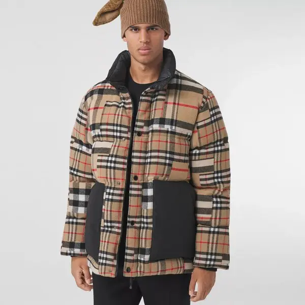 Burberry Diamond-quilted Midi Jacket