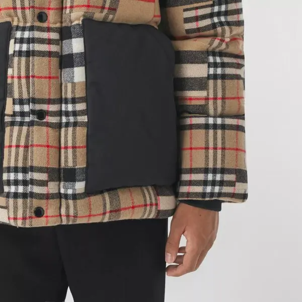 Burberry Diamond-quilted Midi Jacket